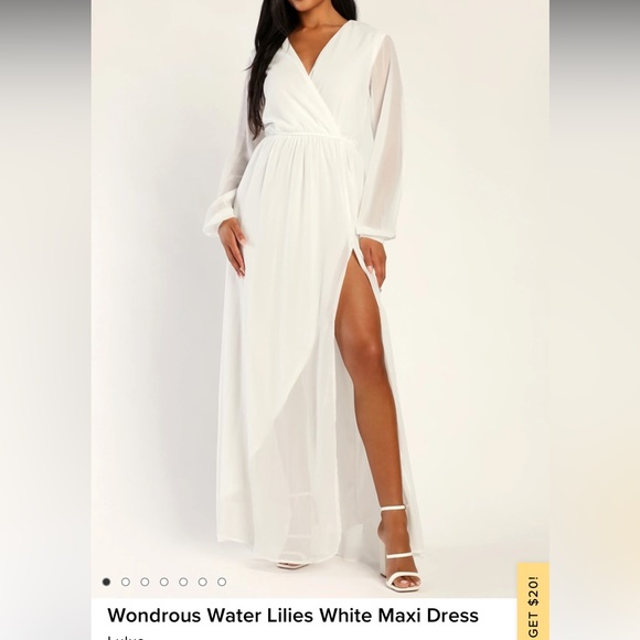 Lulus | Dresses | Lulus White Maxi Dress | Poshmark